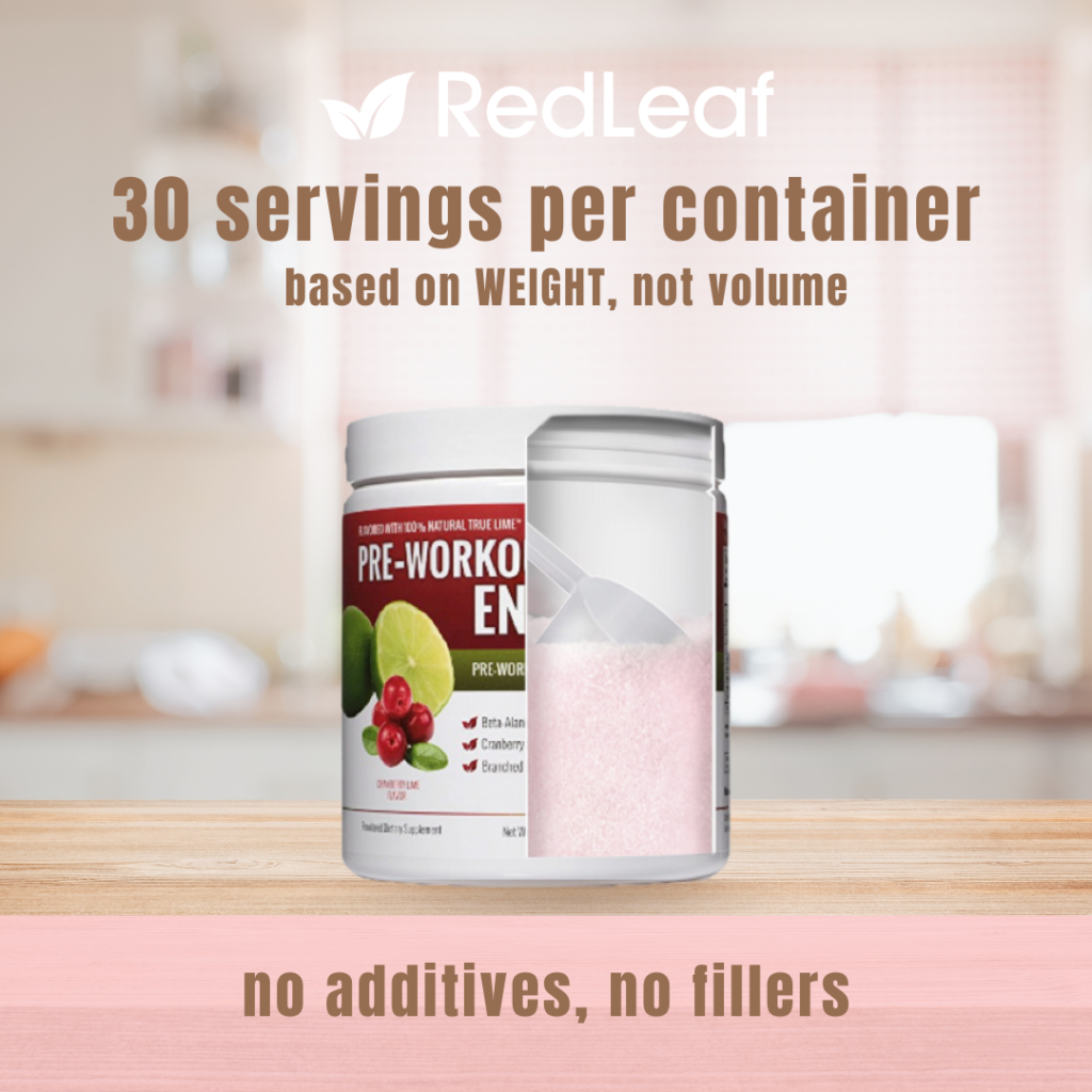 Cranberry Lime Pre-Workout Energizer | Red Leaf Nutrition