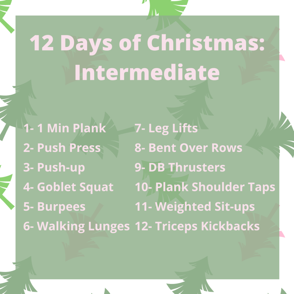 12 Days of Christmas Workout - Red Leaf Nutrition